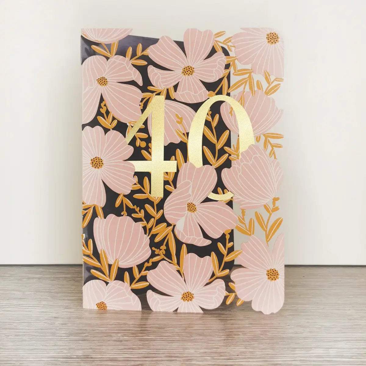 40th Birthday Card - Laser cut design – Hare and Hawthorn