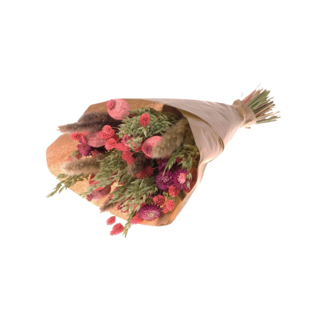 Dried Flower Bouquet Large Pink Poppy Mix – Hare and Hawthorn